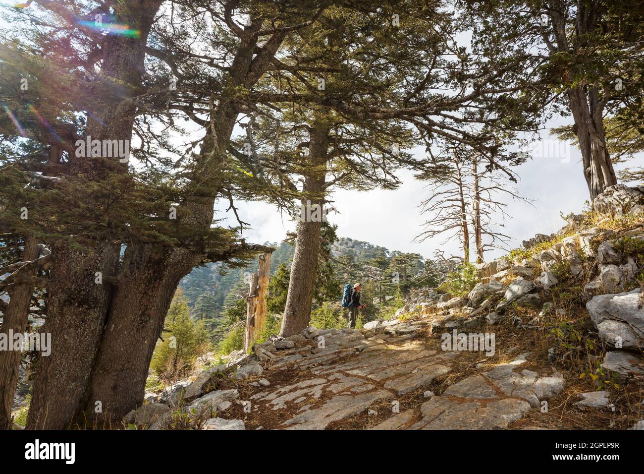 Beautiful nature landscapes in Turkey mountains. Lycian way is famous ...