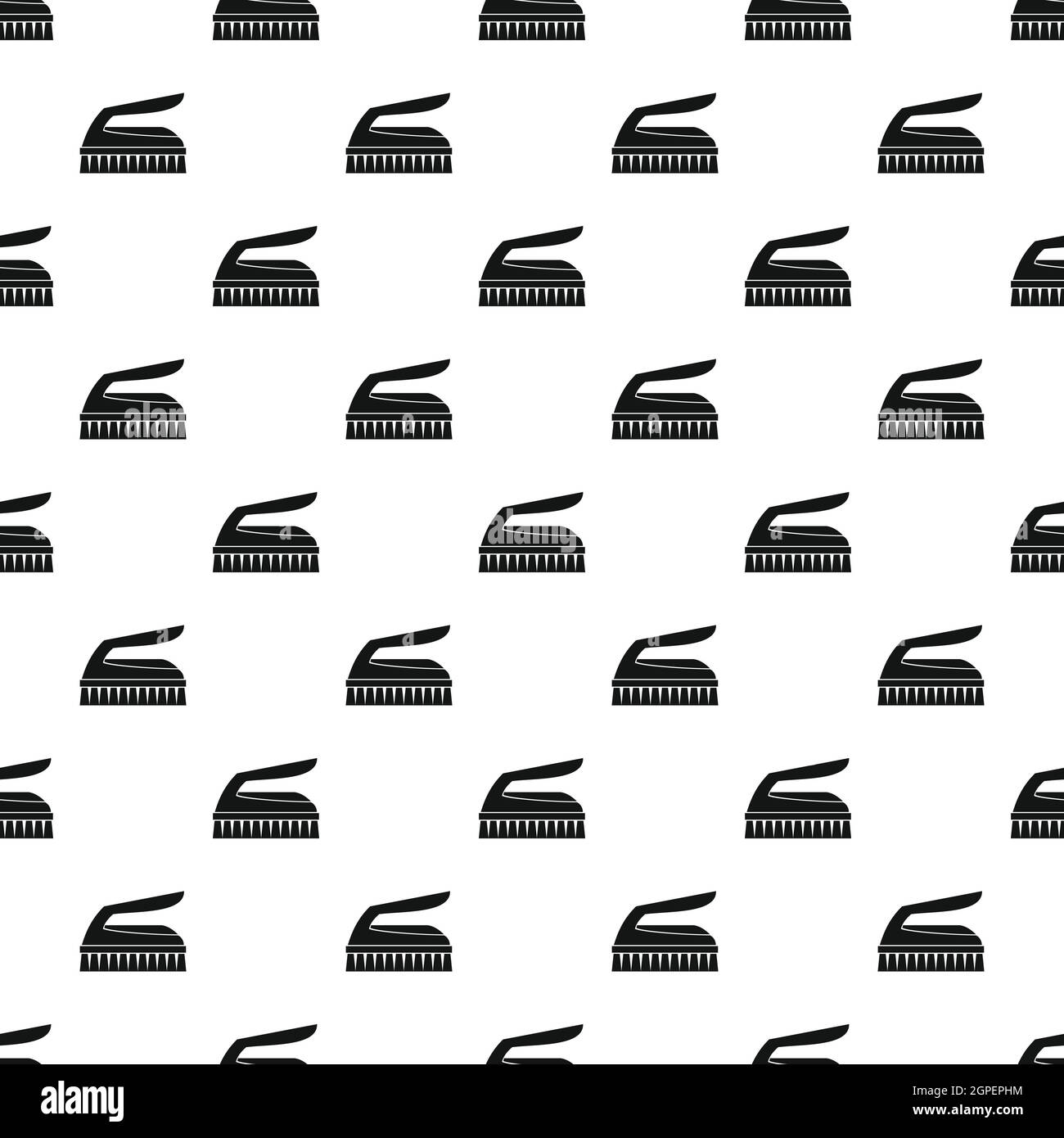 Brush for cleaning pattern, simple style Stock Vector Image & Art - Alamy