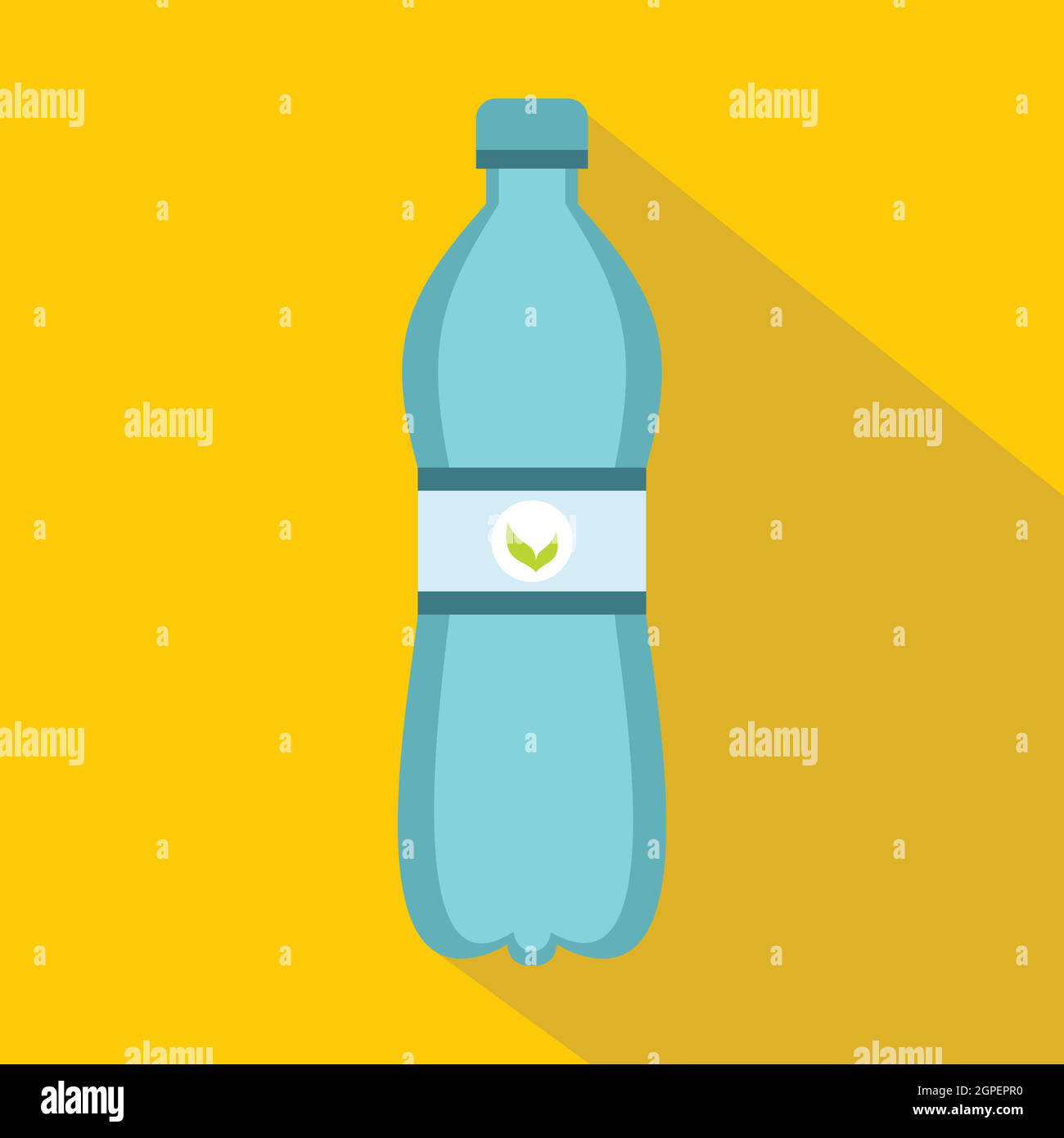 Blue plastic bottle Stock Vector Images - Alamy