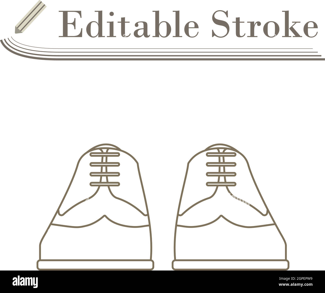 Business Shoes Icon Stock Vector Image & Art - Alamy