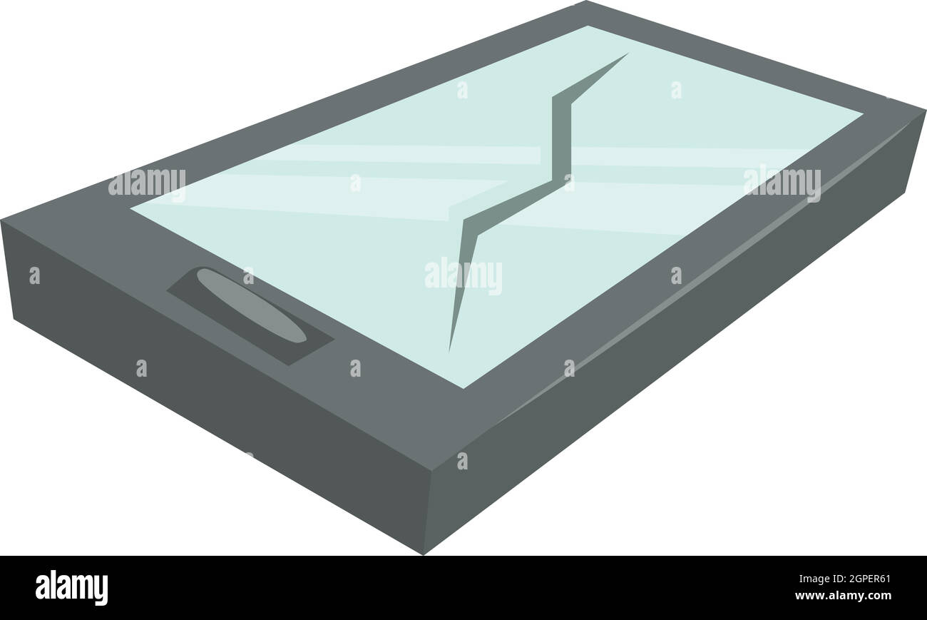 Broken phone icon, cartoon style Stock Vector Image & Art - Alamy