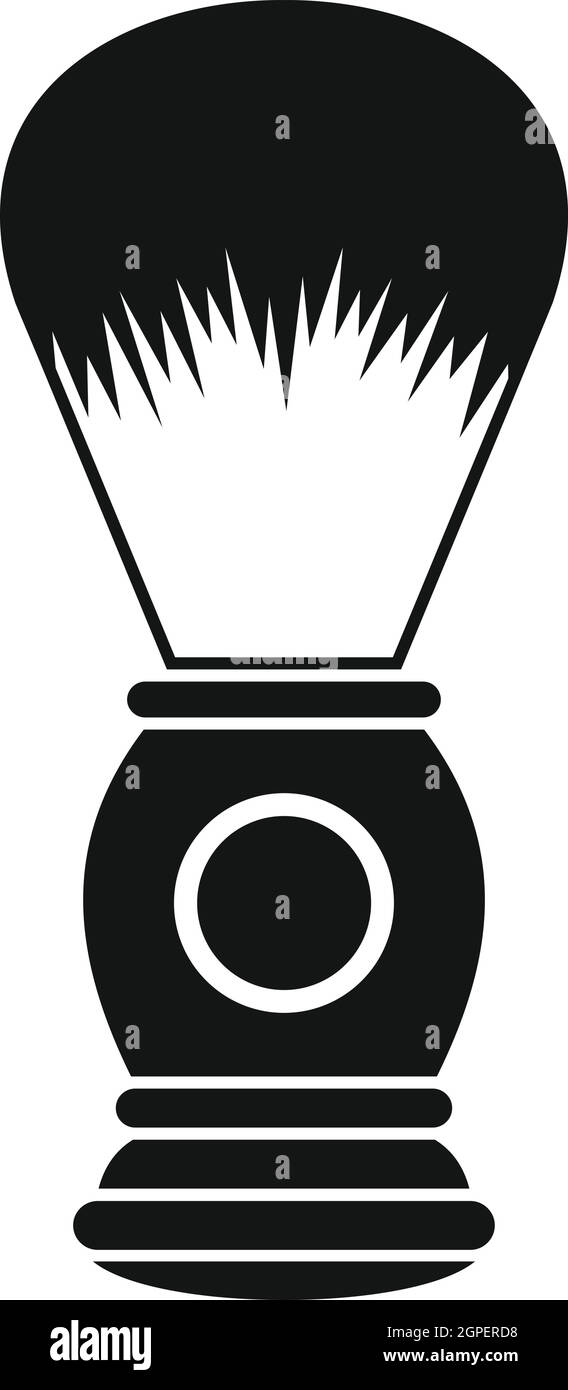 Shaving brush icon, simple style Stock Vector Image & Art - Alamy
