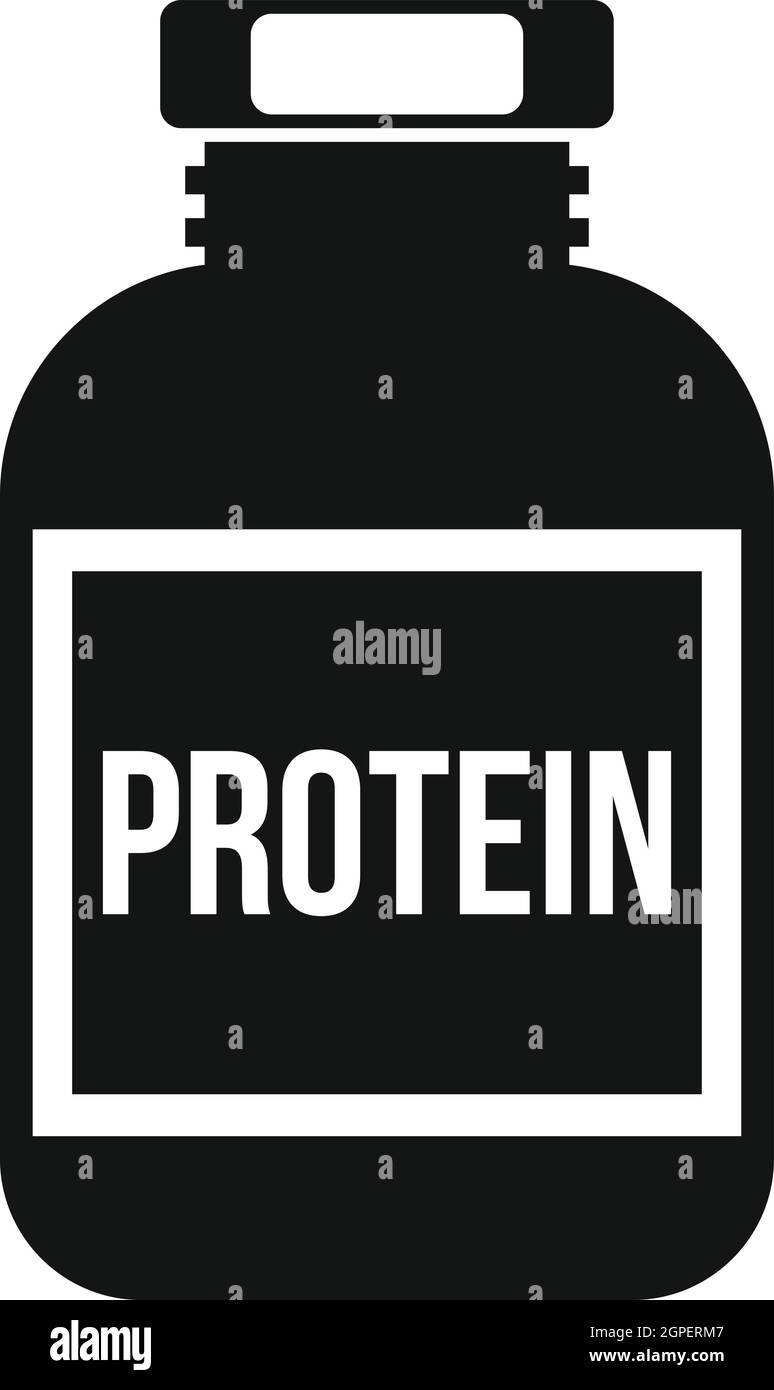 Black sport supplement jar Stock Vector Images - Alamy