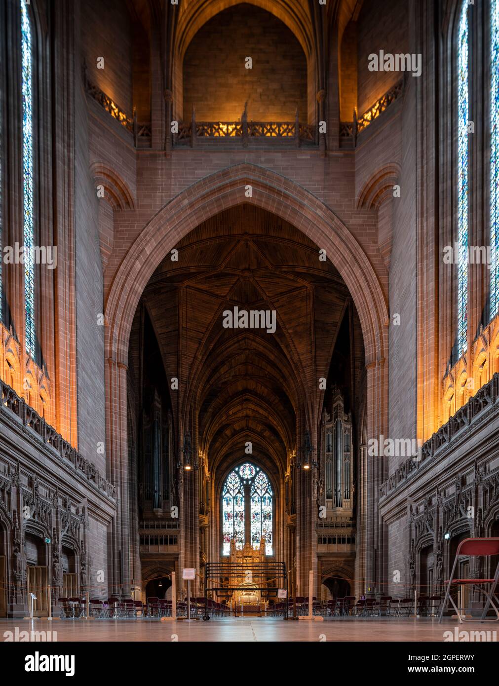 Interior of liverpool cathedral hi-res stock photography and images - Alamy
