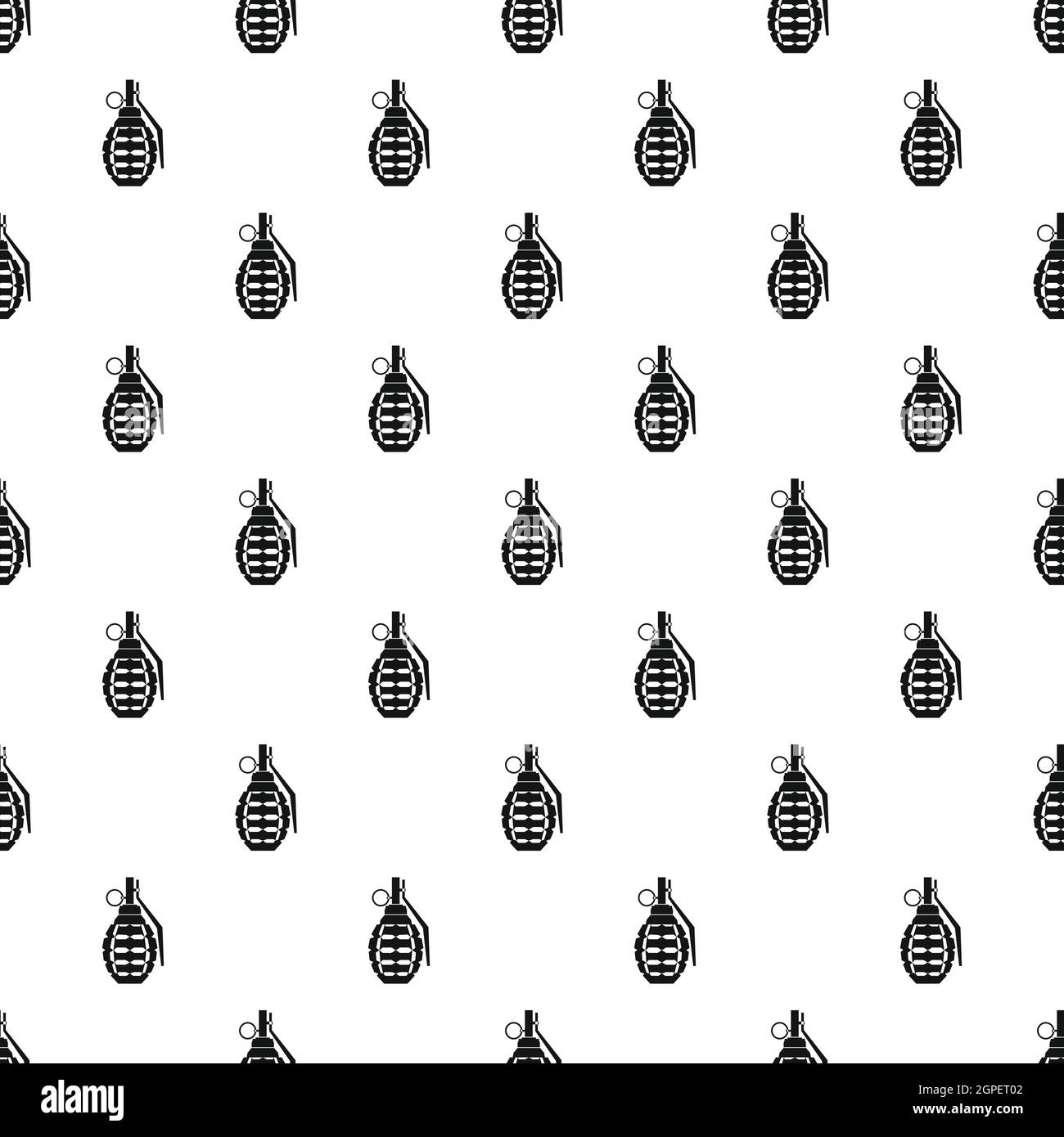 Hand grenade pattern, simple style Stock Vector Image & Art - Alamy