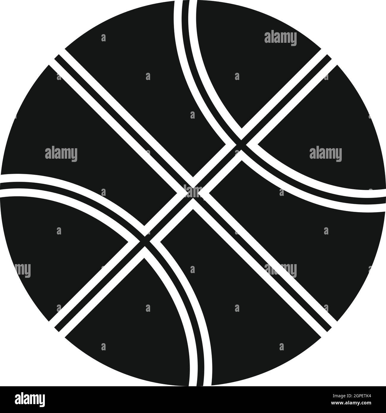 Basketball ball icon, simple style Stock Vector Image & Art - Alamy