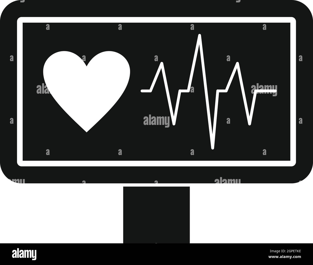 Chart icon line simple Stock Vector Images - Alamy