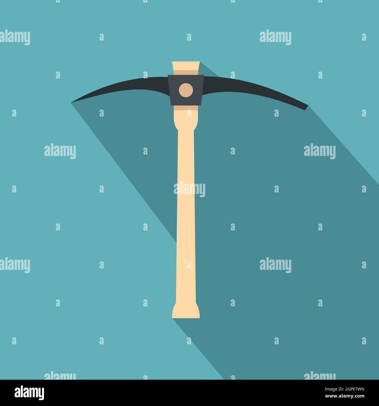 Pick icon, flat style Stock Vector Image & Art - Alamy