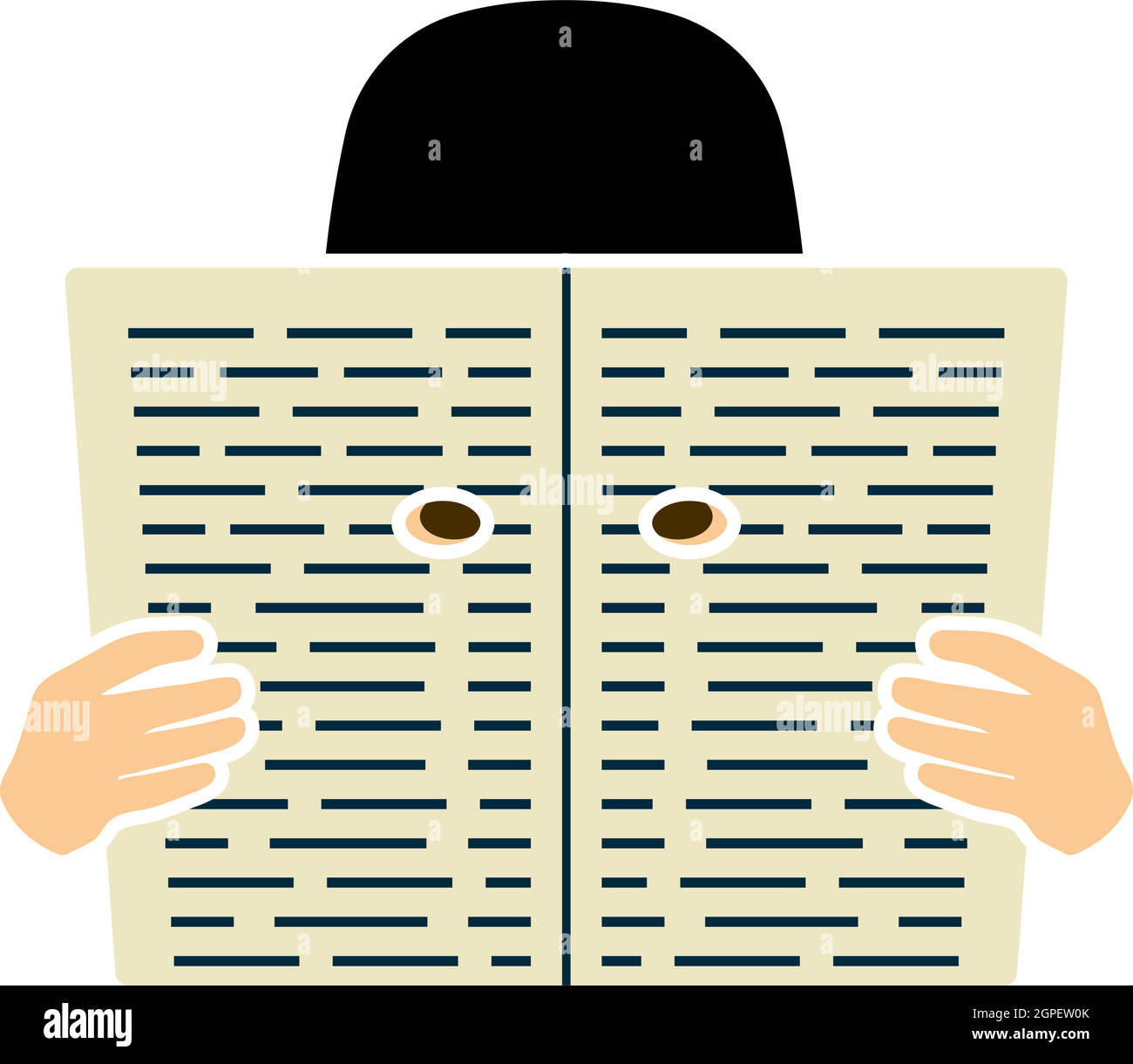 Newspaper Hole Icon Stock Vector Image & Art - Alamy