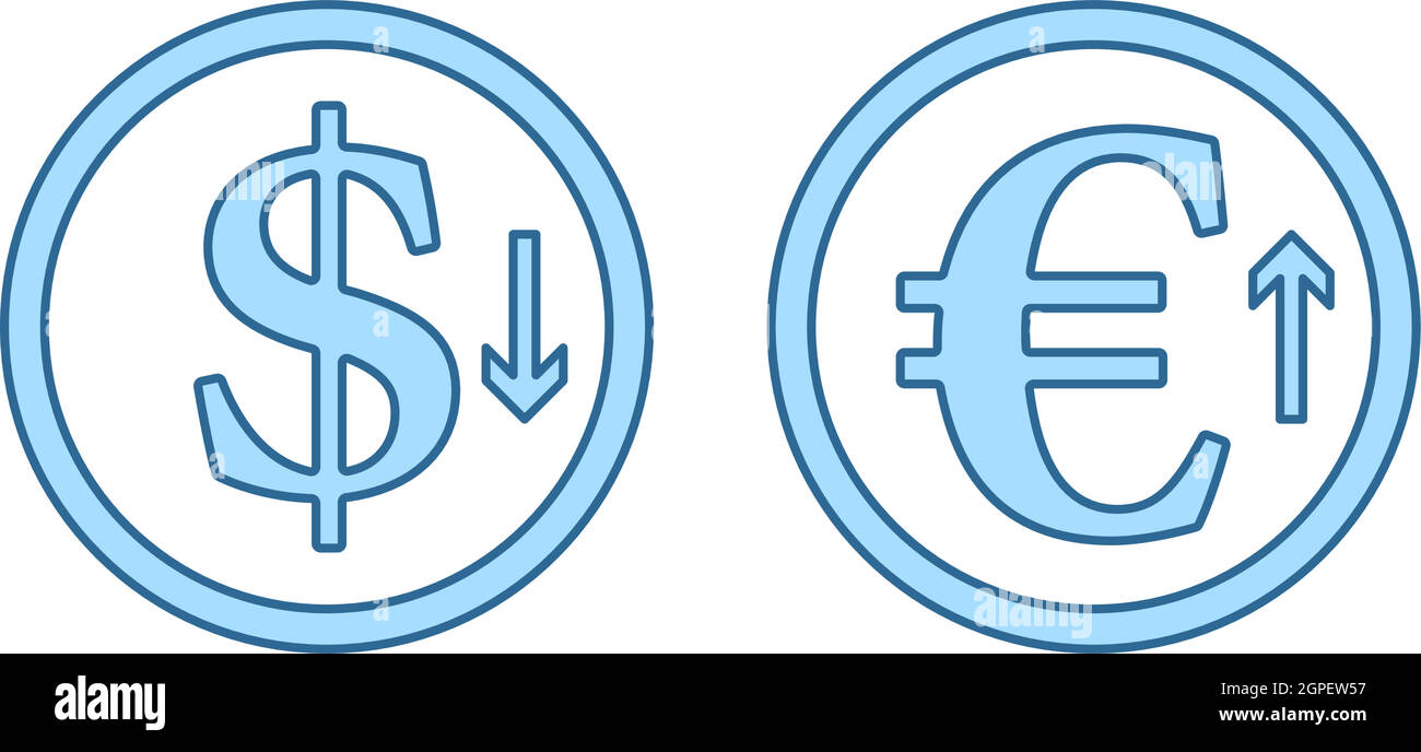 Falling euro money cash Stock Vector Images - Alamy
