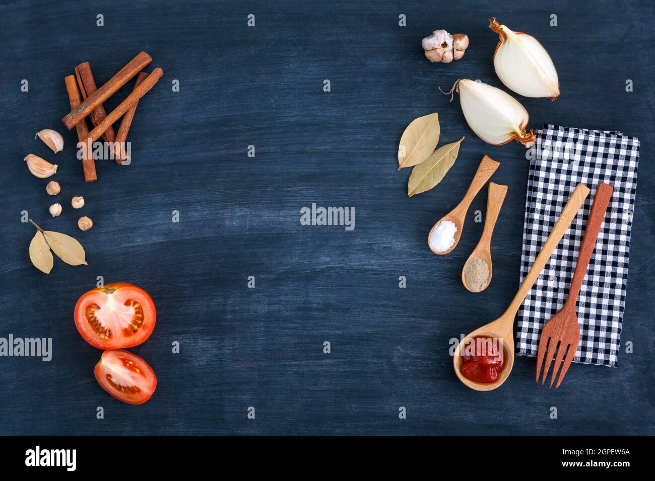 Food background for menu design and advertising campaign Stock Photo ...