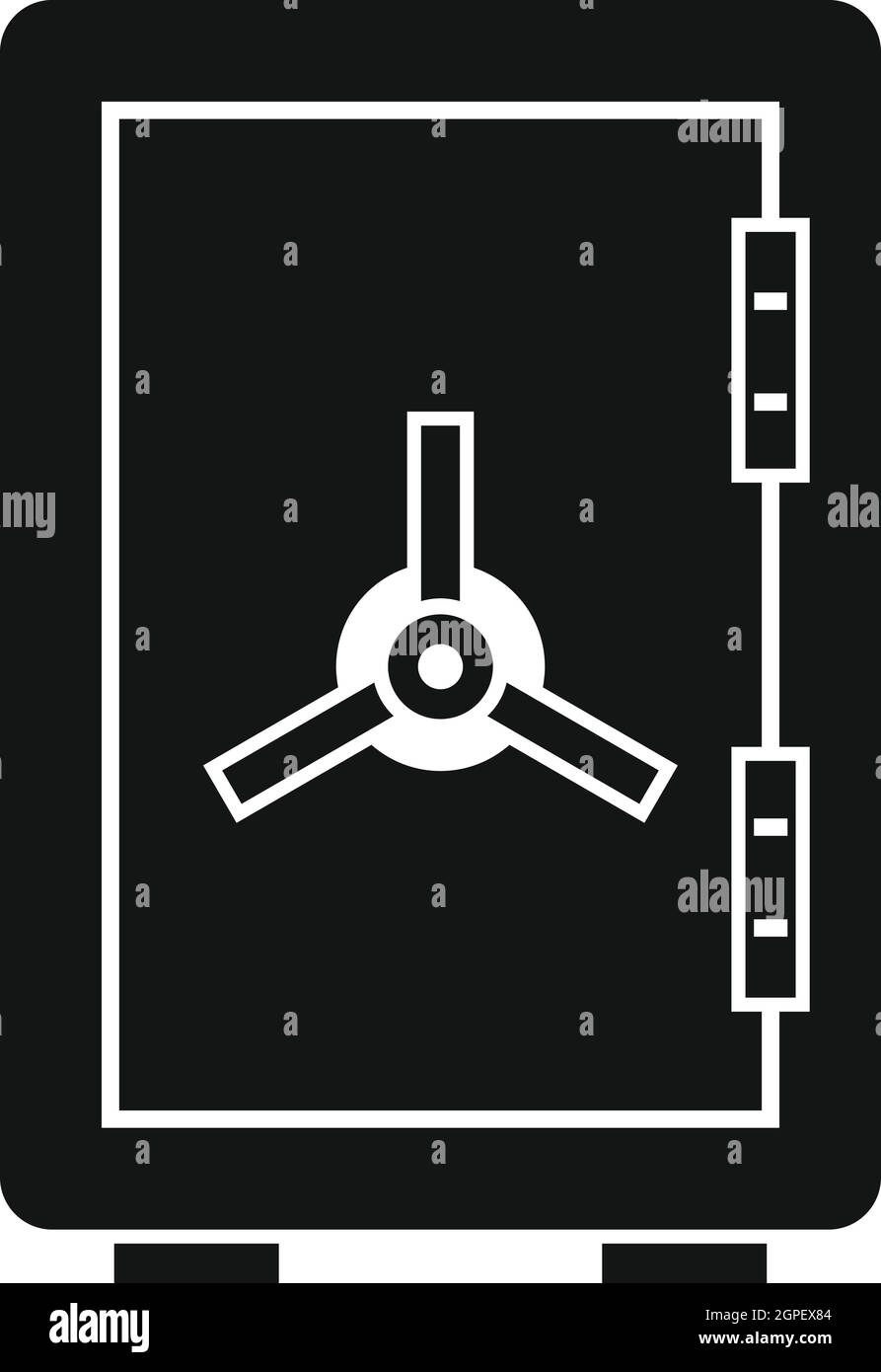 Safe icon, simple style Stock Vector Image & Art - Alamy