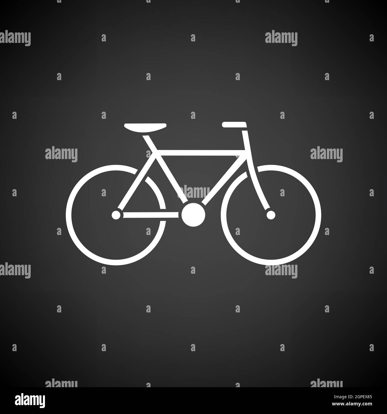 White bike sign Black and White Stock Photos & Images - Alamy