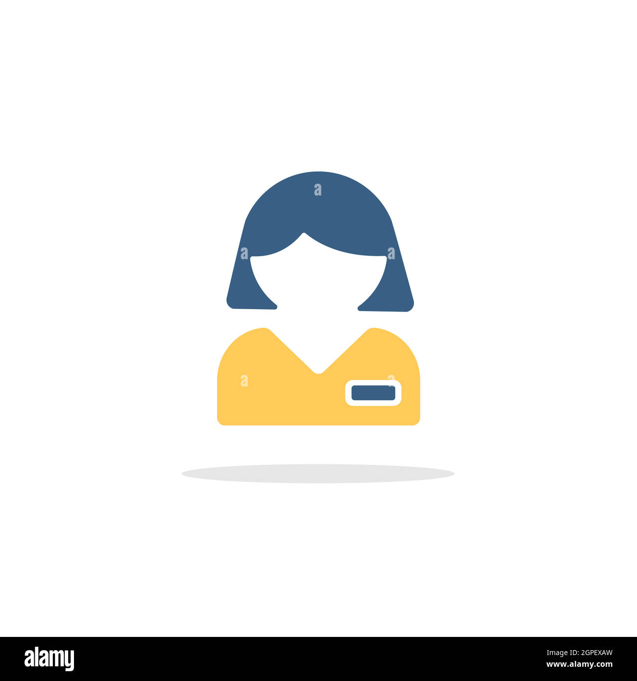 Cashier employee working worker Stock Vector Images - Alamy