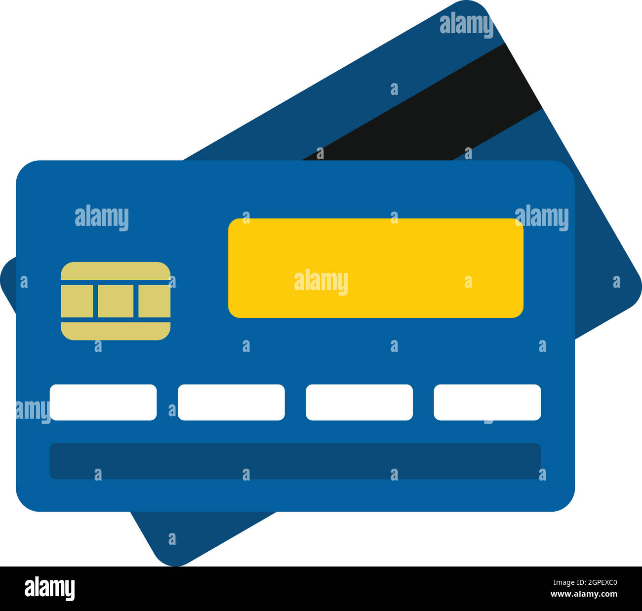 Credit card icon, flat style Stock Vector Image & Art - Alamy