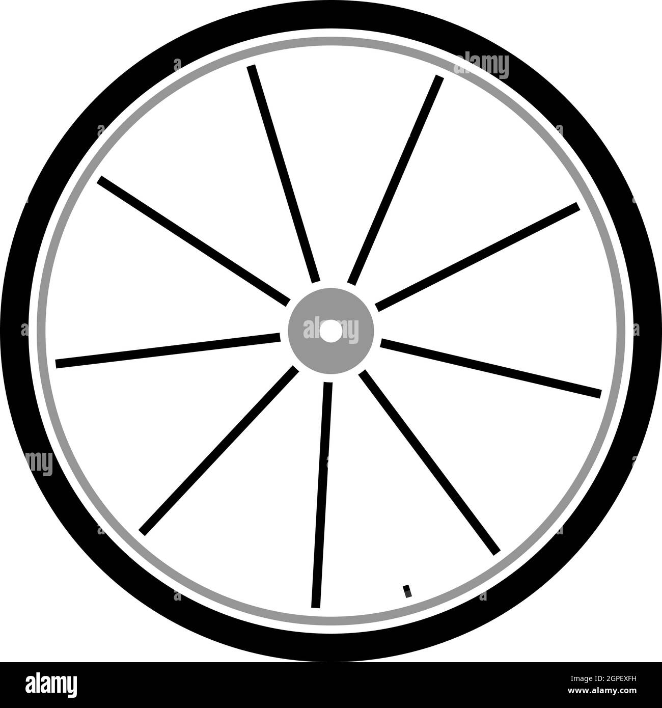 Bike Wheel Icon Stock Vector Image & Art - Alamy
