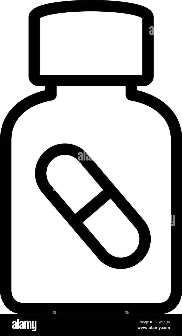 Black pill bottle plastic Black and White Stock Photos & Images - Alamy