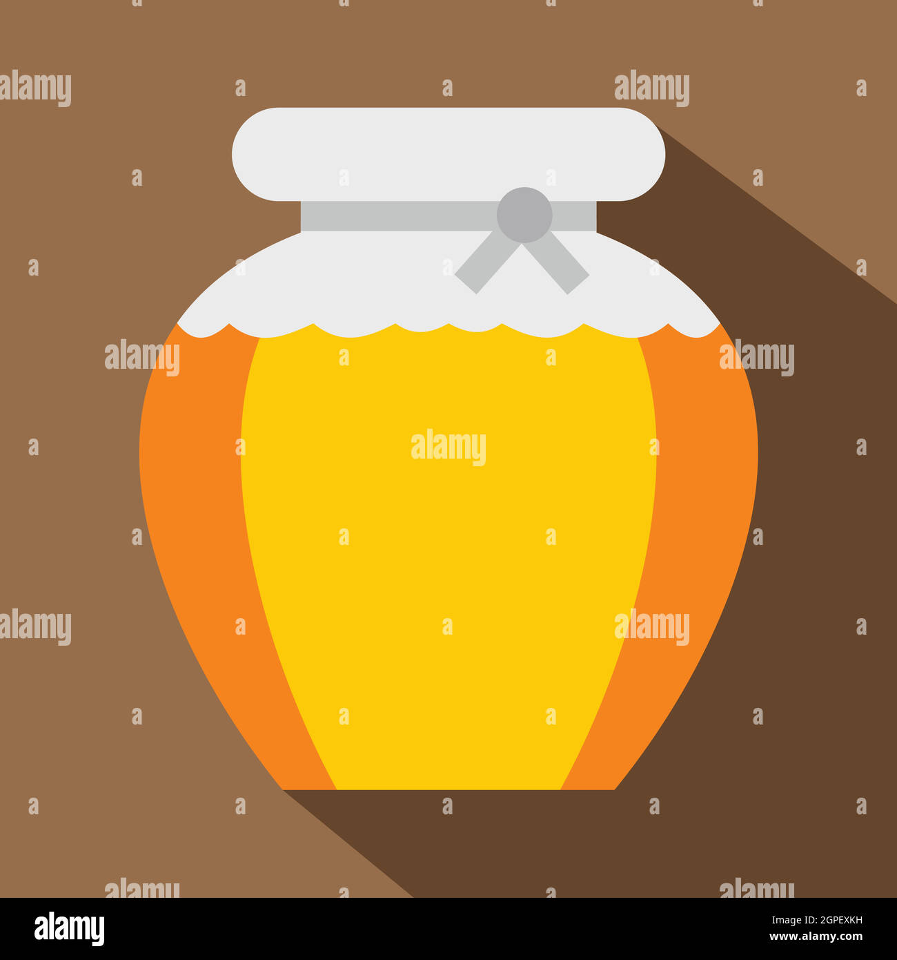 Honey icon, flat style Stock Vector Image & Art - Alamy