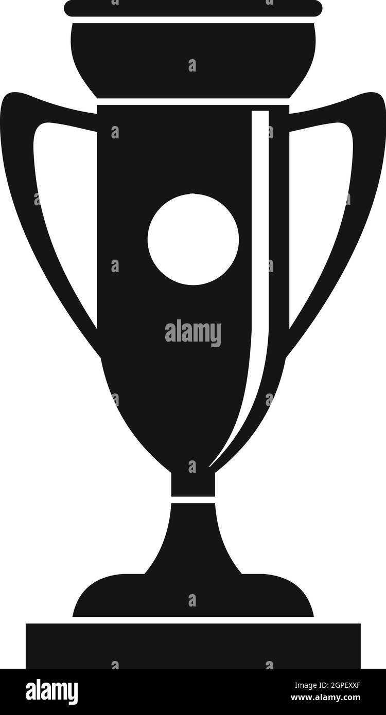 Winning cup icon, simple style Stock Vector Image & Art - Alamy