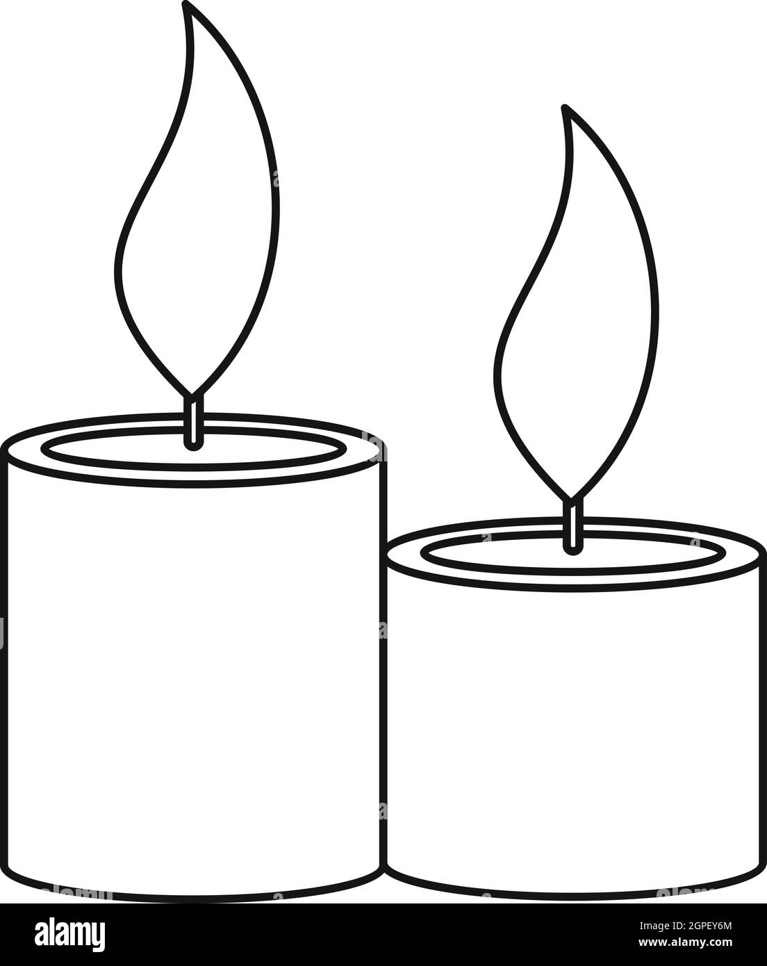 Aroma therapy candle spa Black and White Stock Photos & Images - Alamy