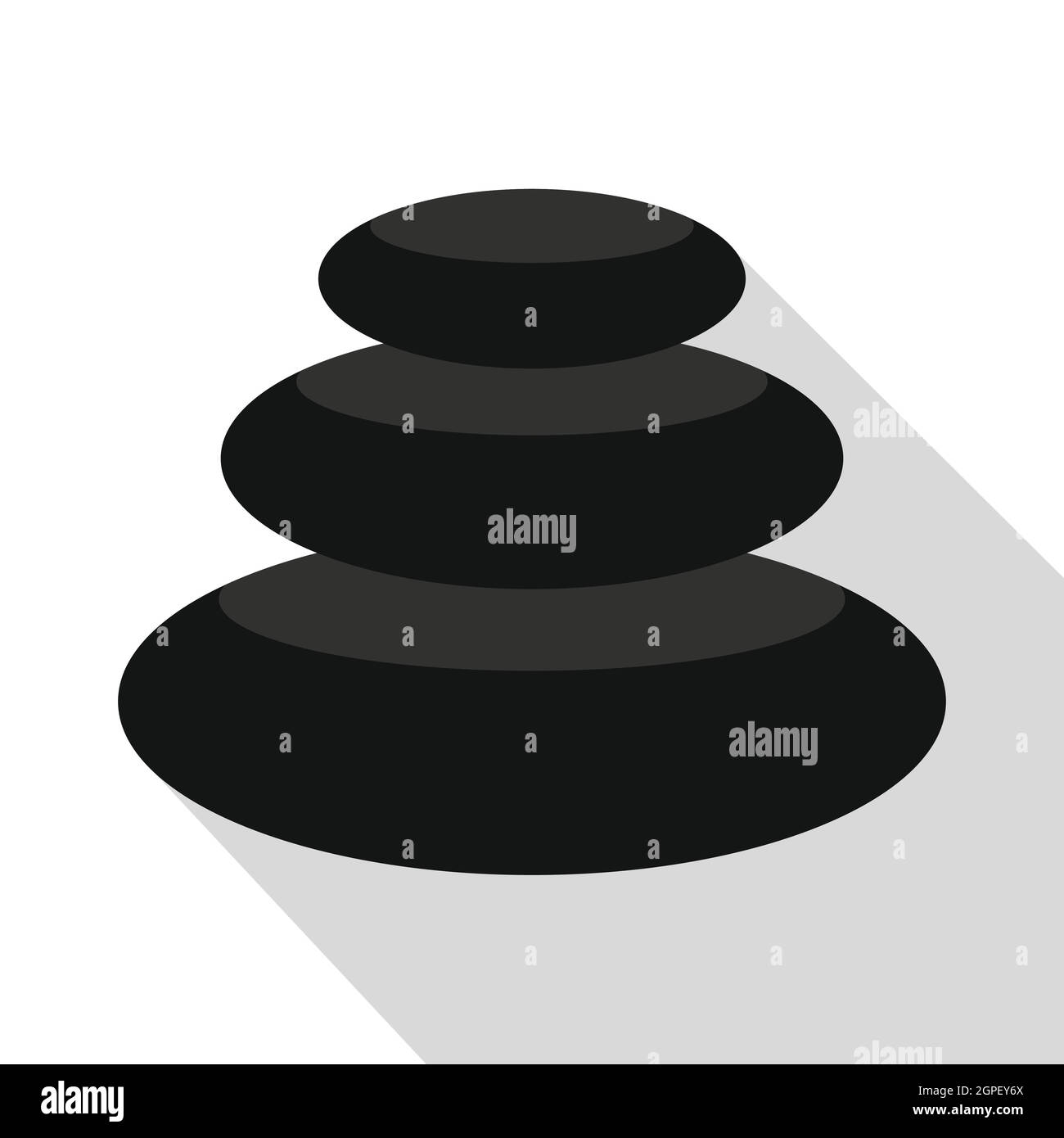 Massage stones spa therapy Stock Vector Images - Alamy