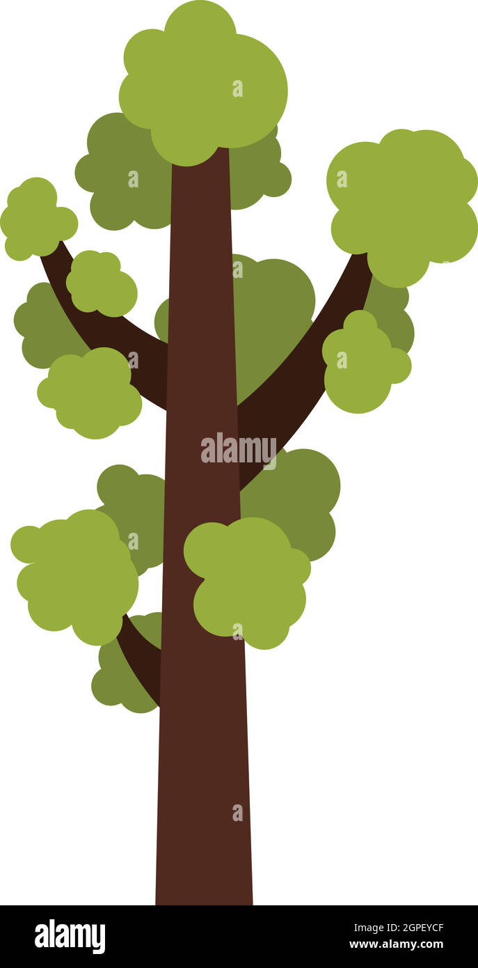 Tall tree of forest Stock Vector Images - Alamy