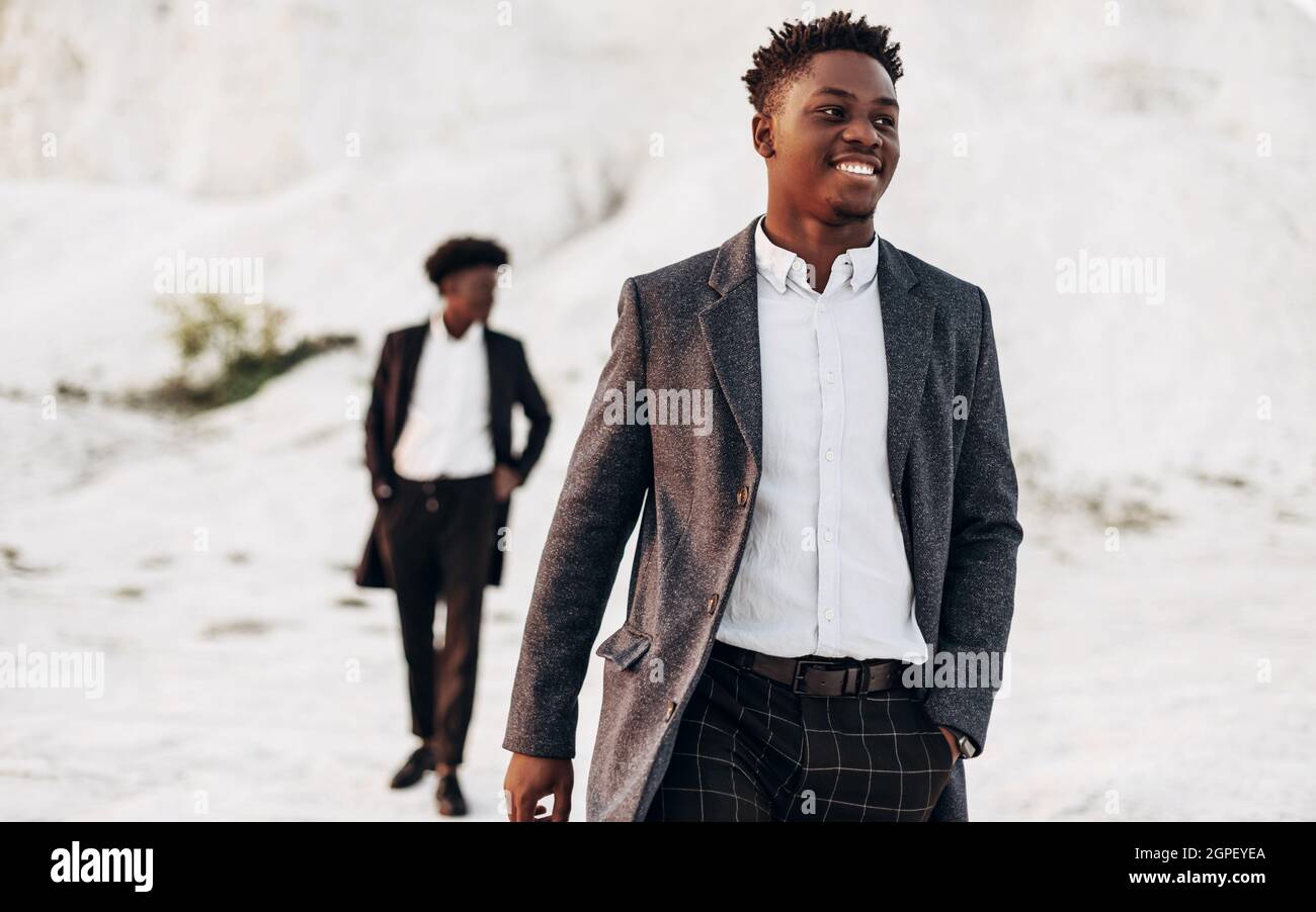 Handsome male models suits hi-res stock photography and images - Alamy