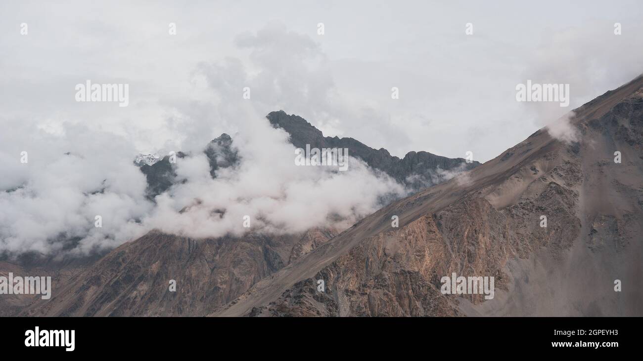 Mountain scenery of Ladakh, Northern India. Ladakh is a barren yet ...
