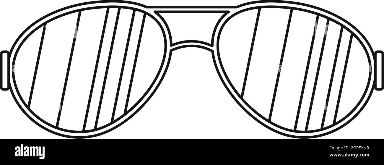 Glasses icon, outline style Stock Vector Image & Art - Alamy