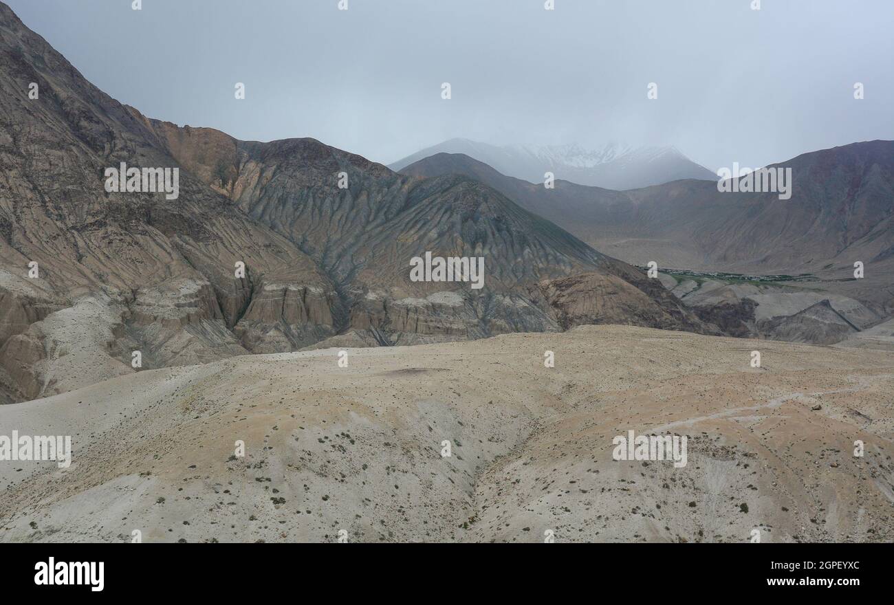 Mountain scenery of Ladakh, Northern India. Ladakh is a barren yet ...