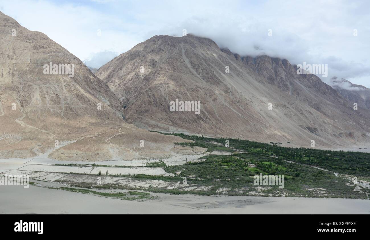 Mountain scenery of Ladakh, Northern India. Ladakh is a barren yet ...