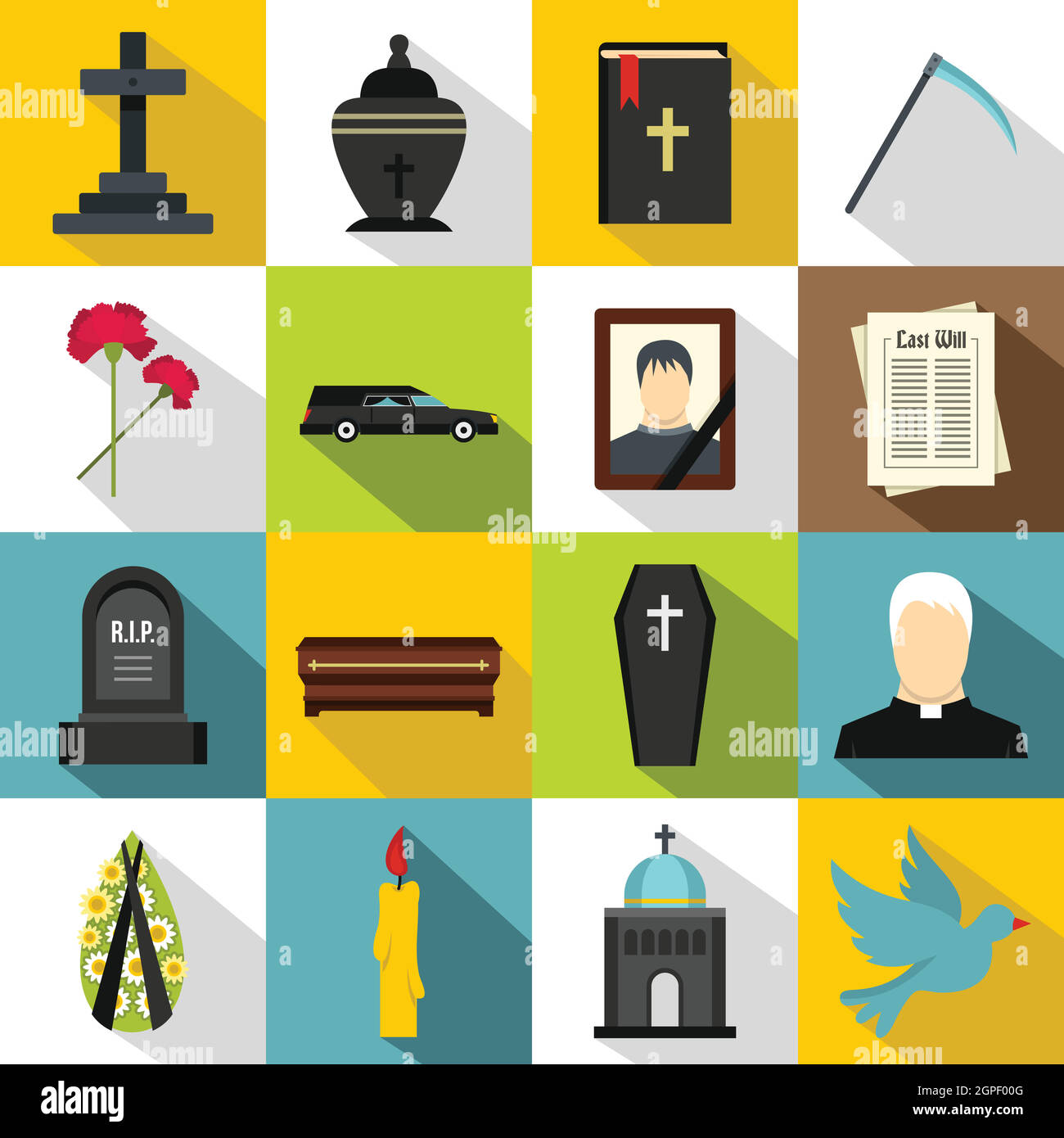 Funeral photo Stock Vector Images - Alamy