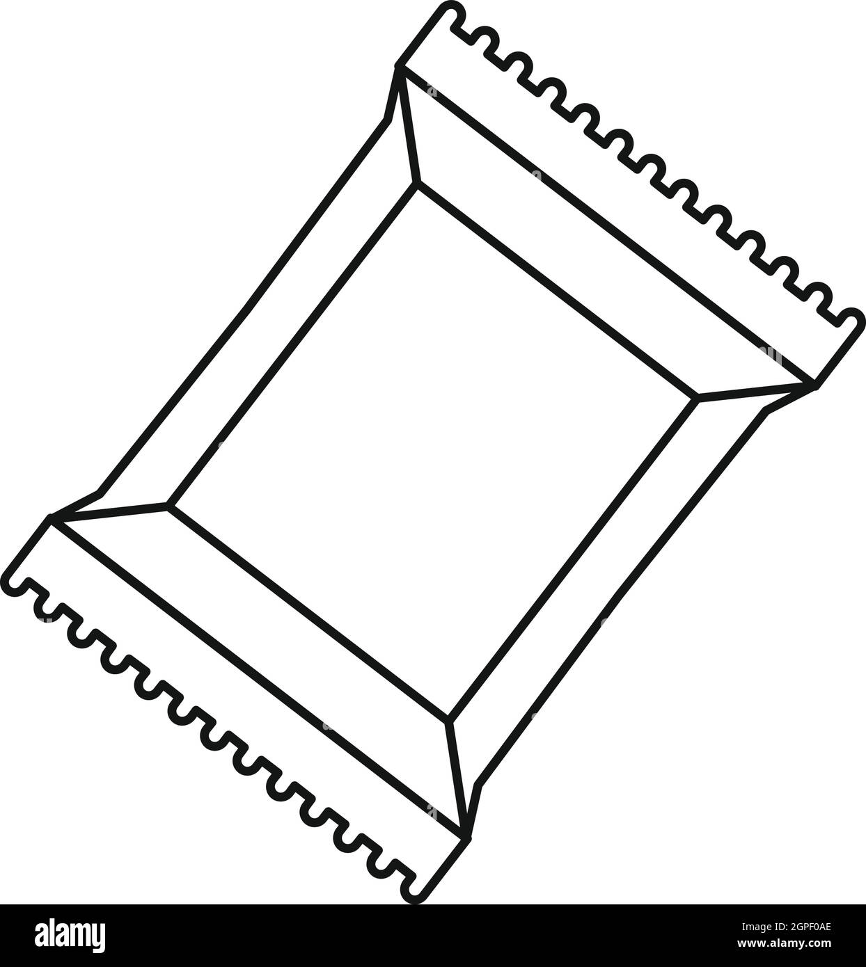 Napkins pack icon, outline style Stock Vector Image & Art - Alamy