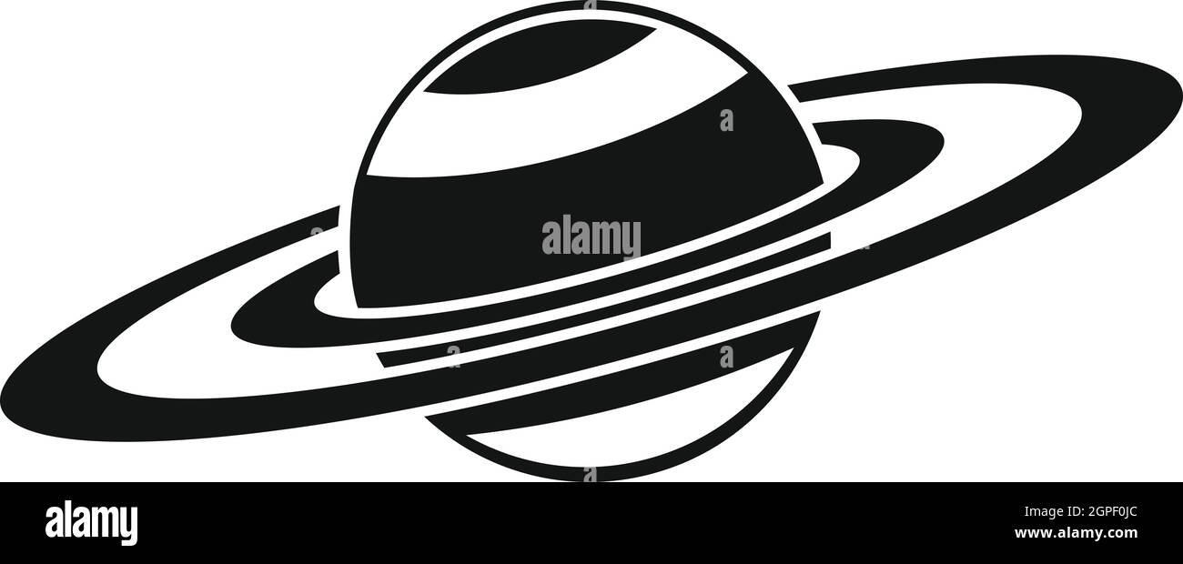 Earth icon simple element Black and White Stock Photos & Images - Alamy