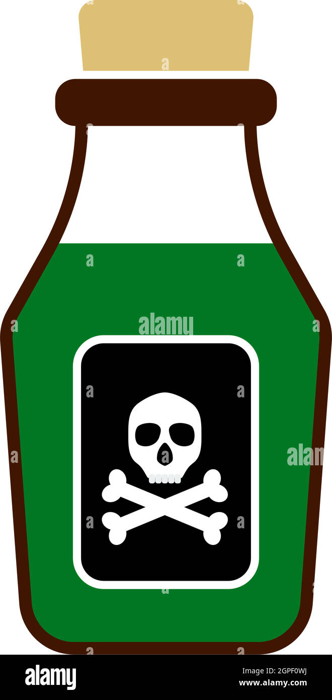 Poison Bottle Icon Stock Vector Image & Art - Alamy