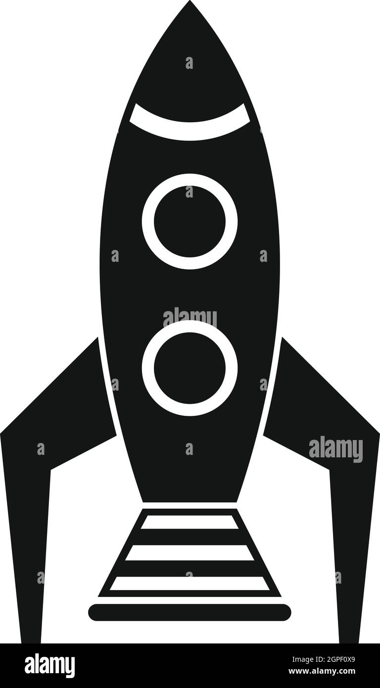 Space rocket icon, simple style Stock Vector Image & Art - Alamy
