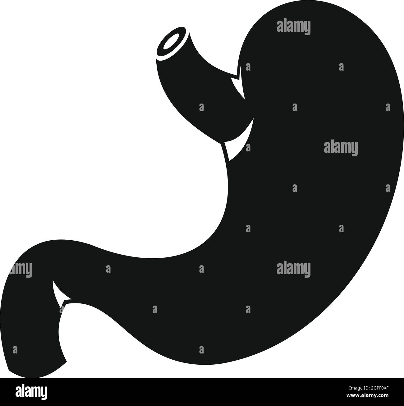 Stomach icon, simple style Stock Vector Image & Art - Alamy