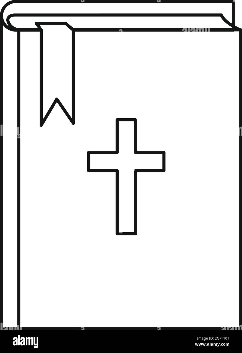 Bible icon, outline style Stock Vector Image & Art - Alamy