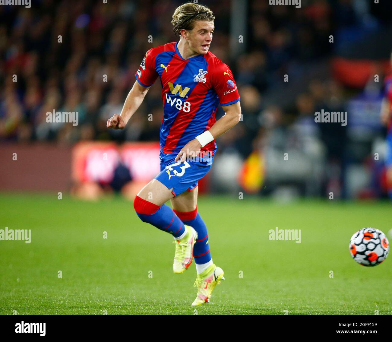 LONDON, United Kingdom, SEPTEMBER 27: Crystal Palace's Conor Gallagher ...