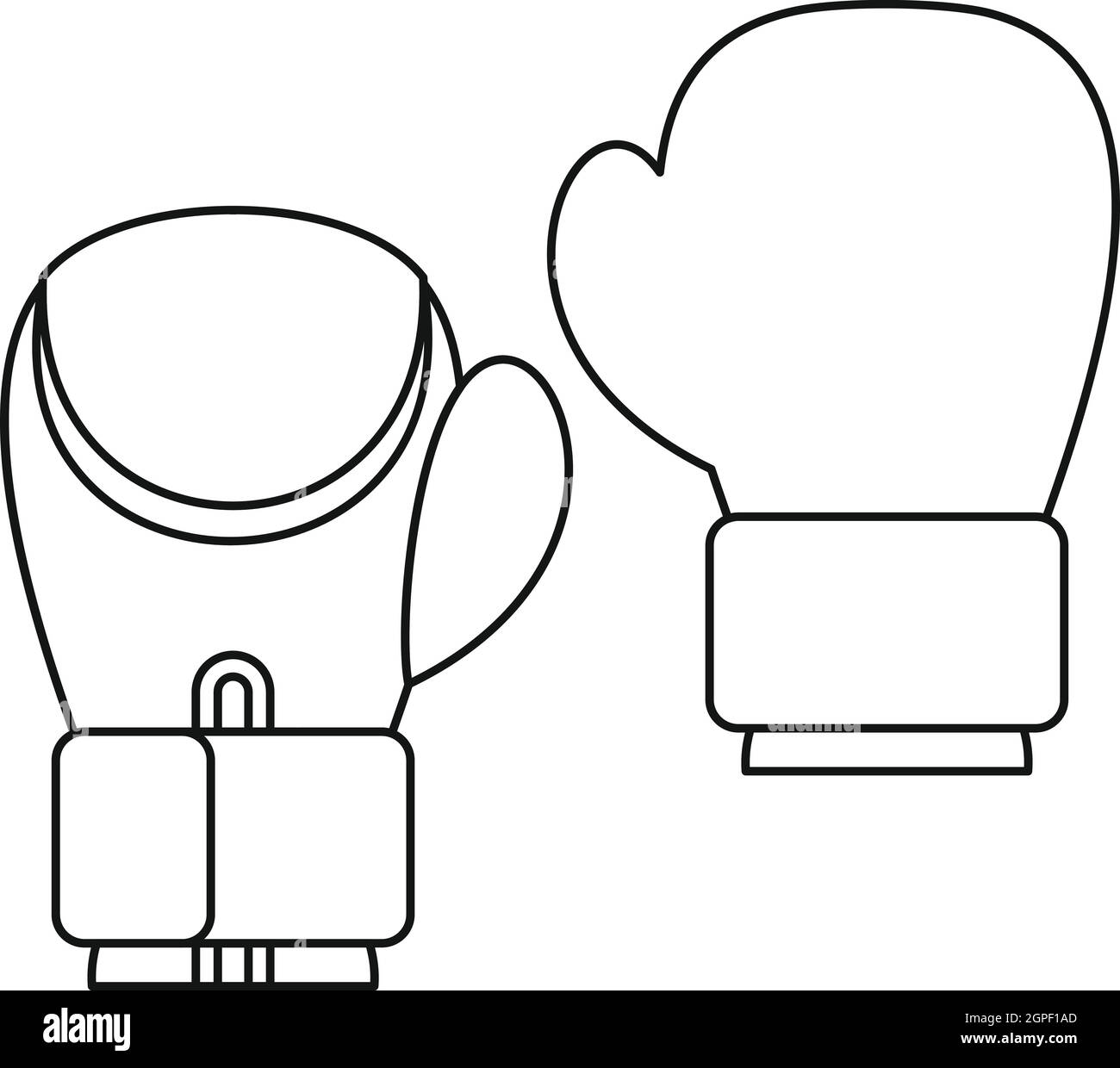 Box punch icon outline Stock Vector Images - Alamy