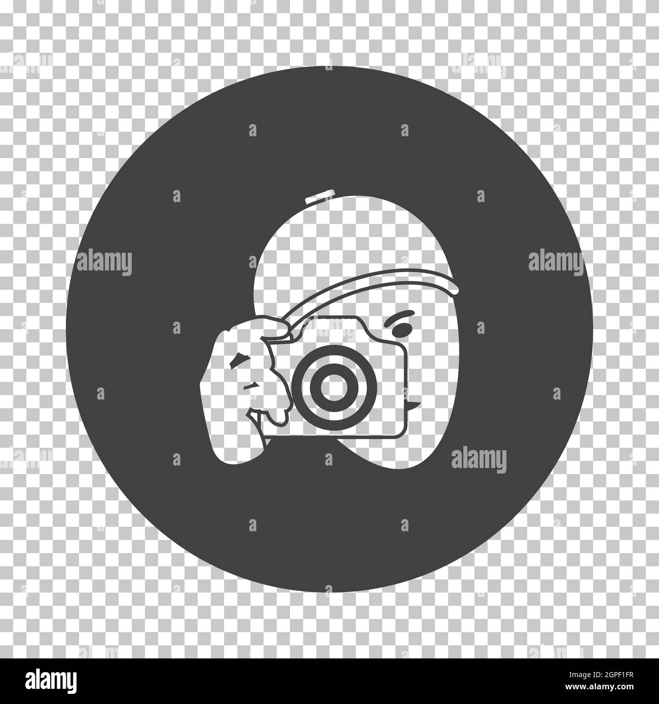 Detective With Camera Icon Stock Vector Image & Art - Alamy