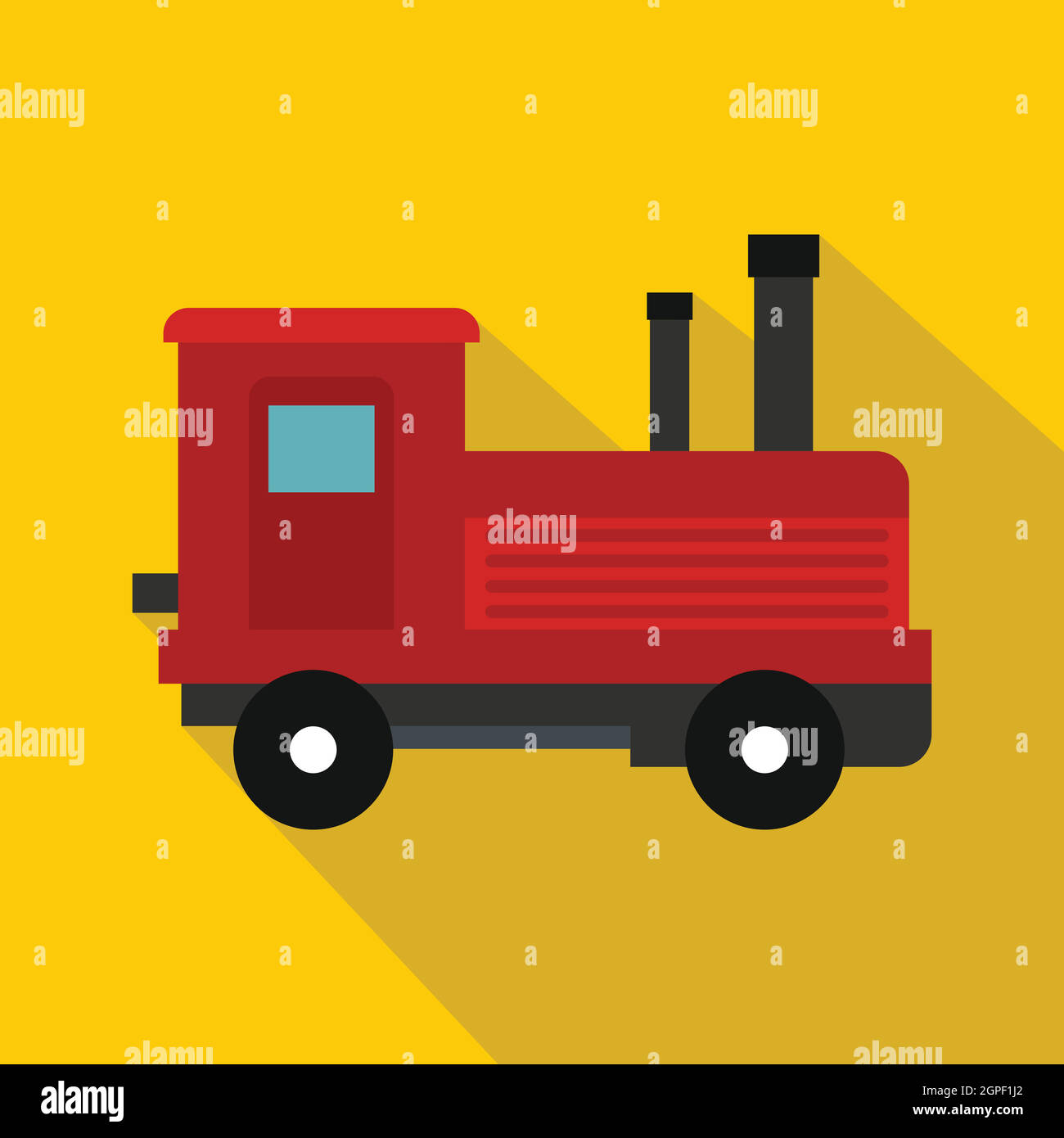 Old style steam train Stock Vector Images - Alamy