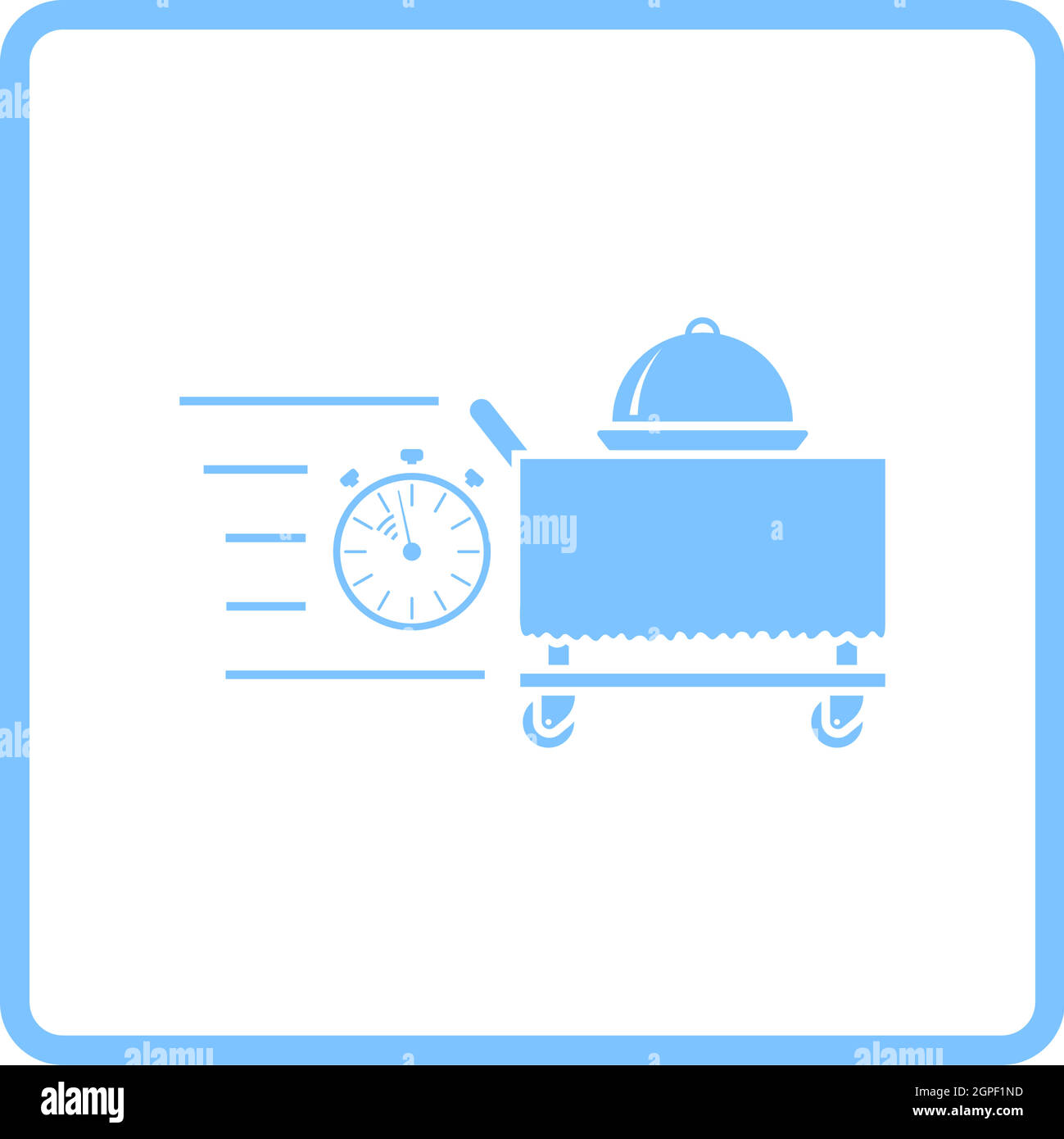 Fast food cart icon Stock Vector Images - Alamy