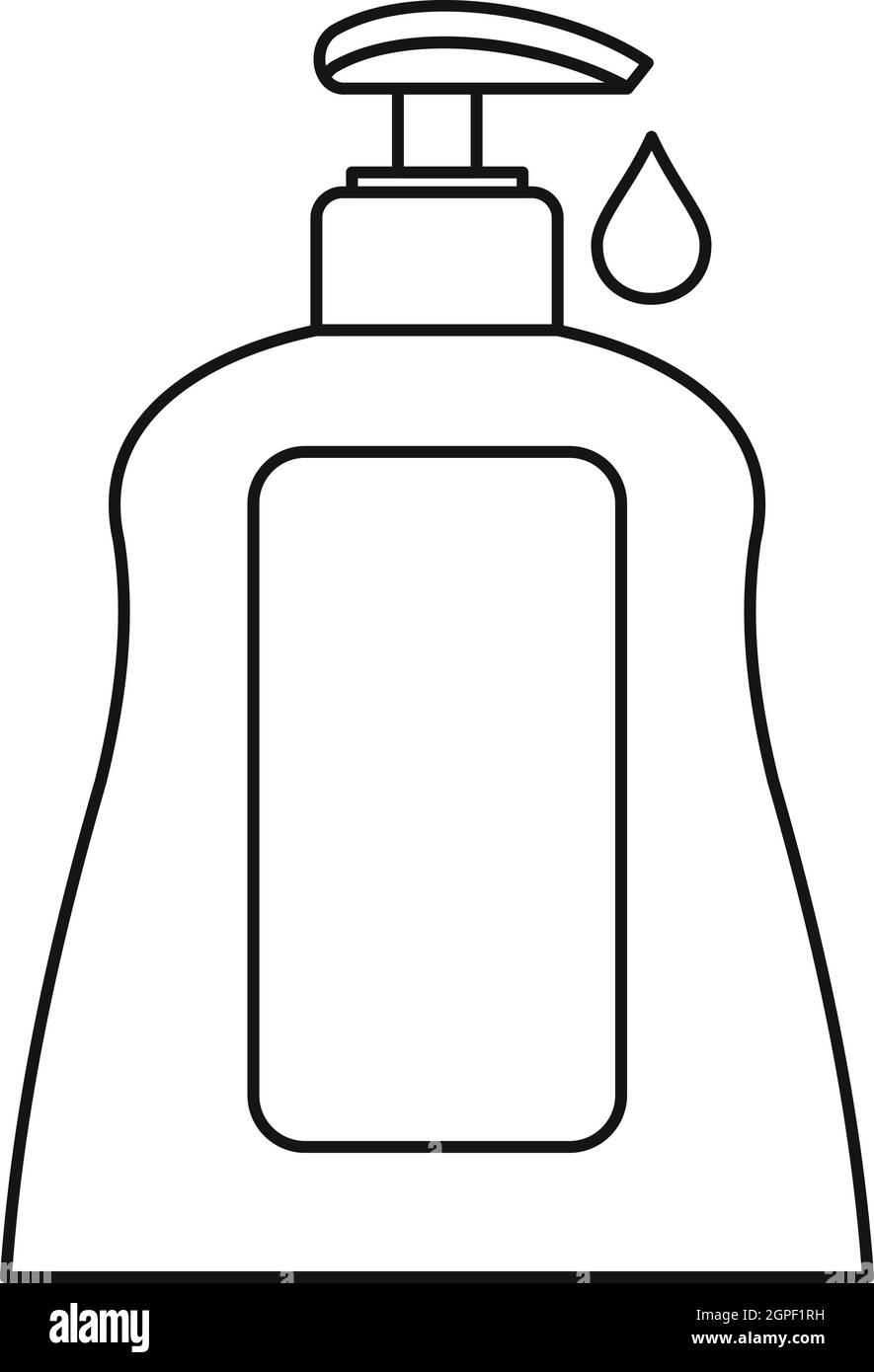 Vector beauty skincare body Black and White Stock Photos & Images - Alamy