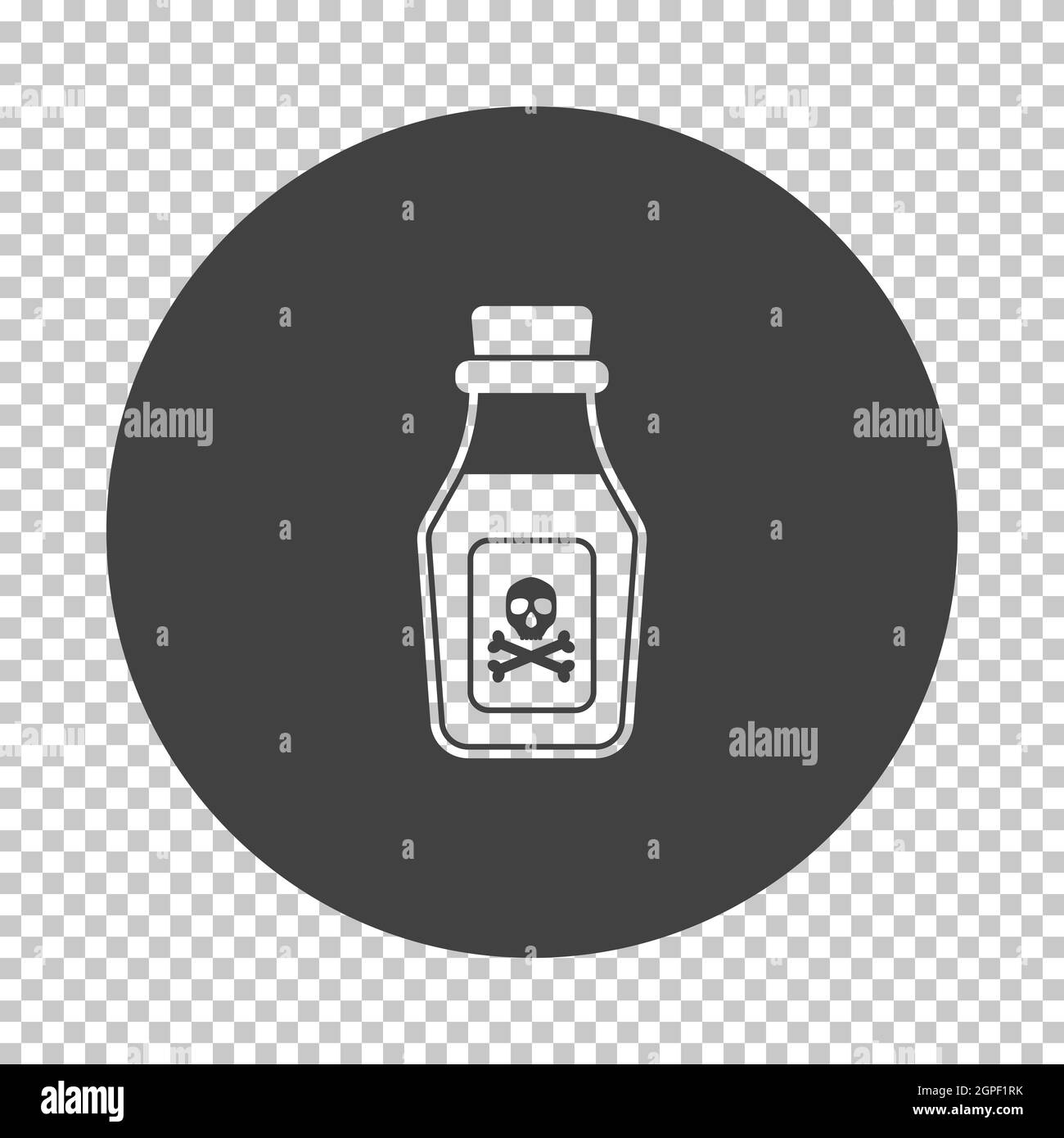 Poison bottle skull Black and White Stock Photos & Images - Alamy