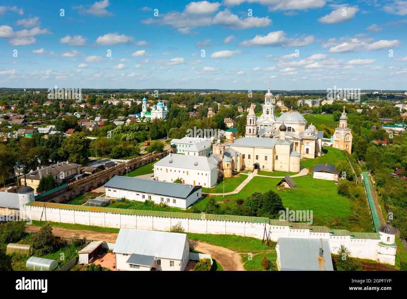 Bird's eye view of Torzhok Stock Photo - Alamy
