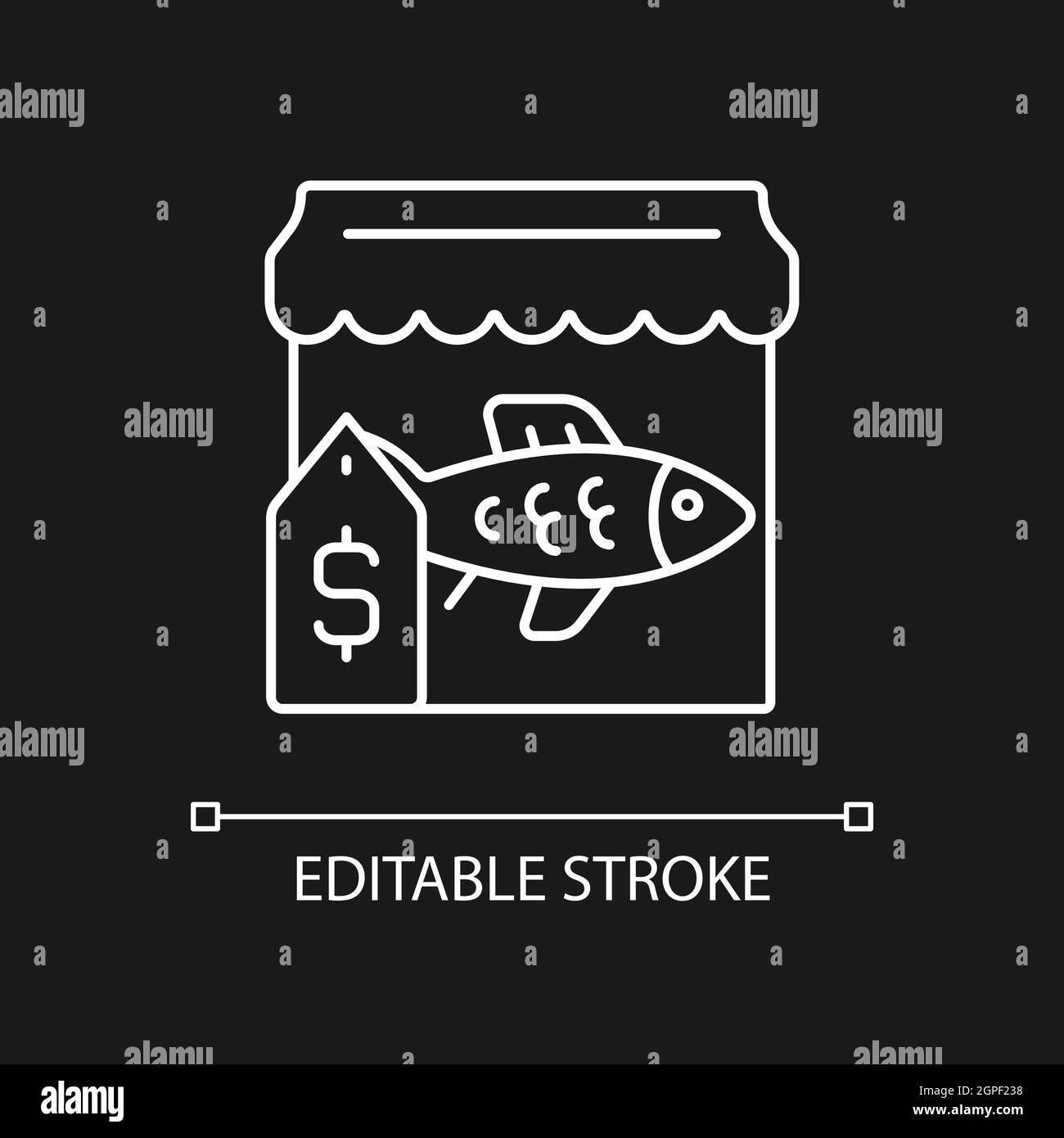 White line fresh frozen fish hi-res stock photography and images - Alamy