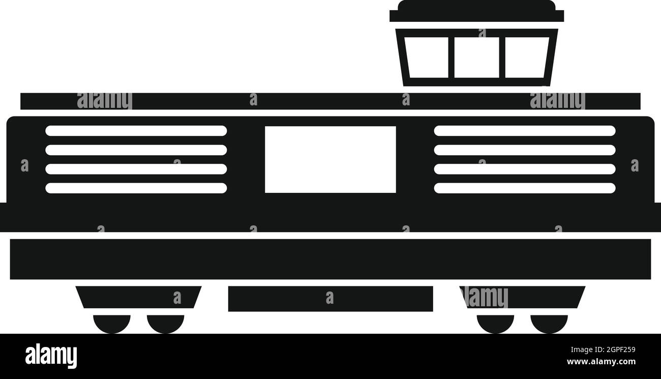 Freight train icon, simple style Stock Vector Image & Art - Alamy