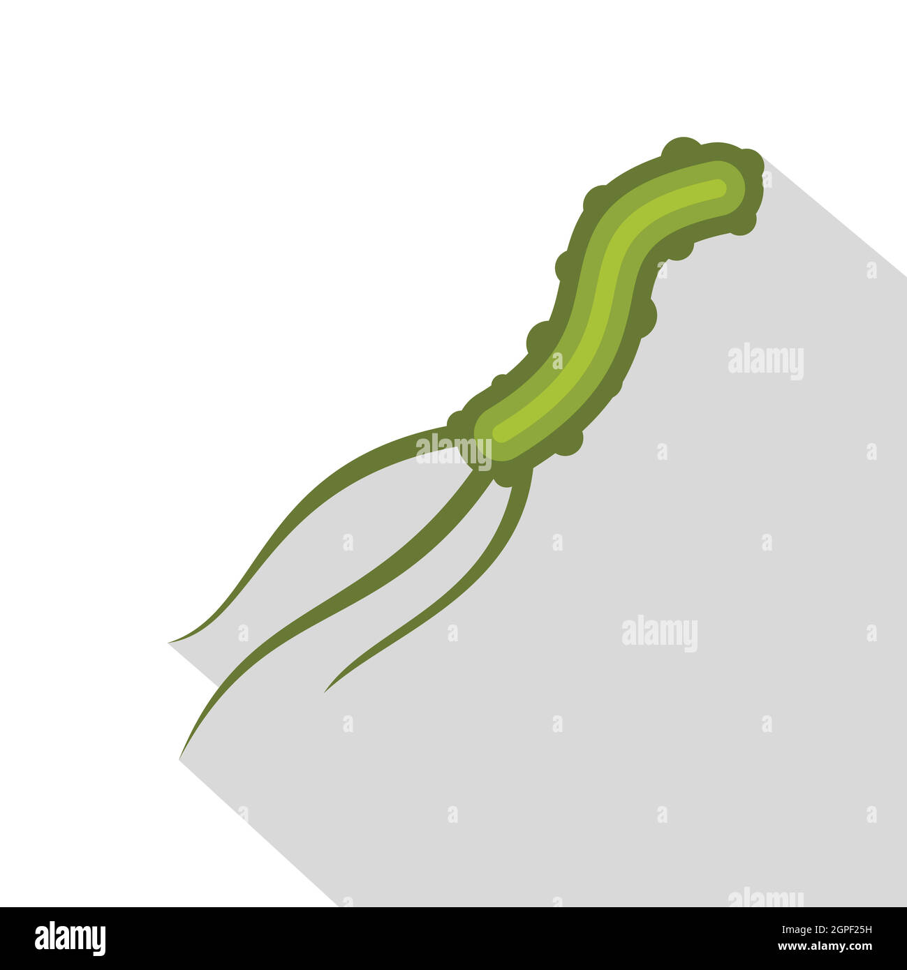 Dangerous virus icon, flat style Stock Vector Image & Art - Alamy