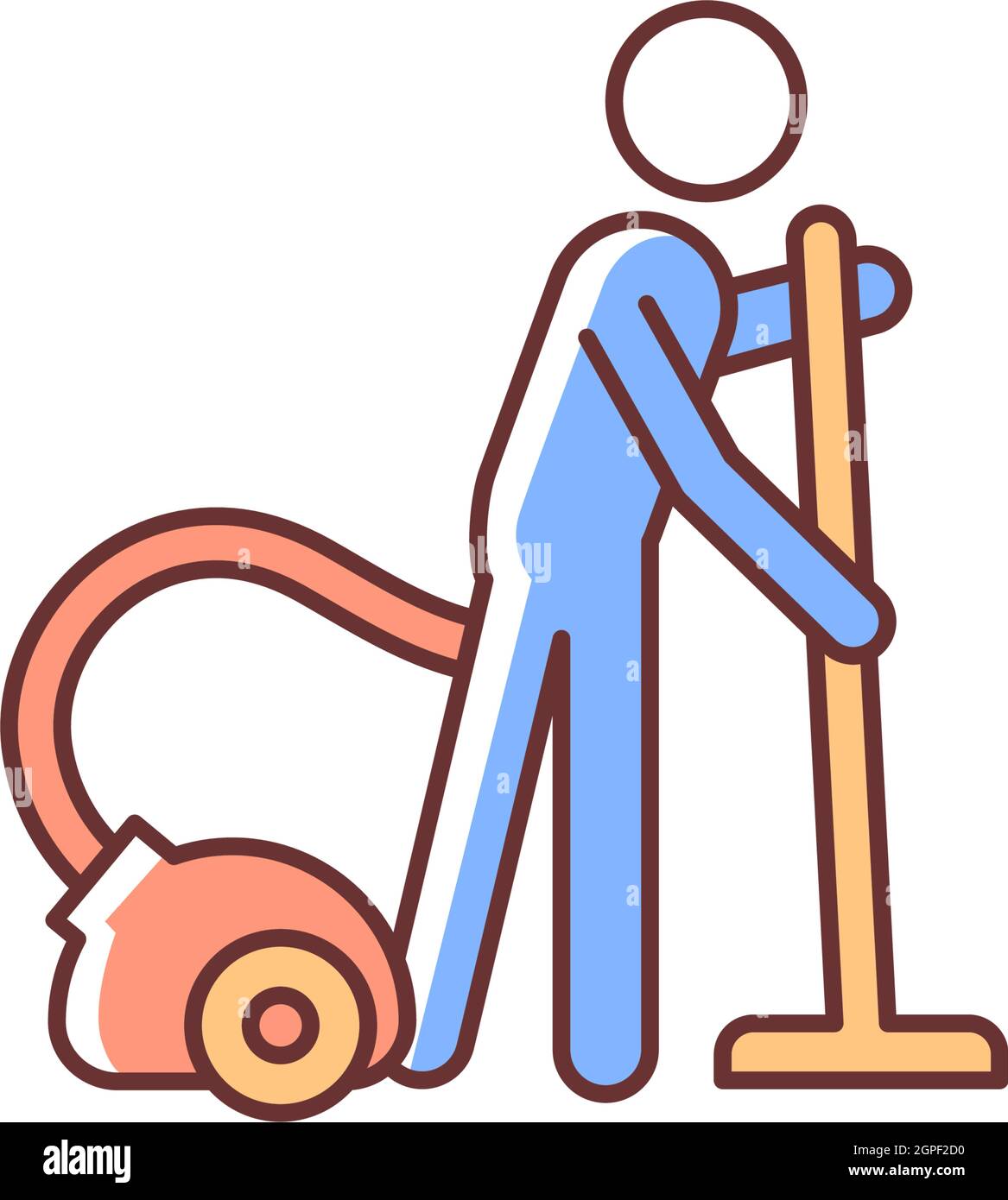 Vacuum cleaner RGB color icon Stock Vector Image & Art - Alamy